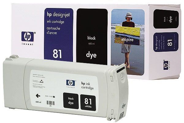 Tinta Hp C4930A (81) Negro 680ml DesignJet 5000 5500 5500ps