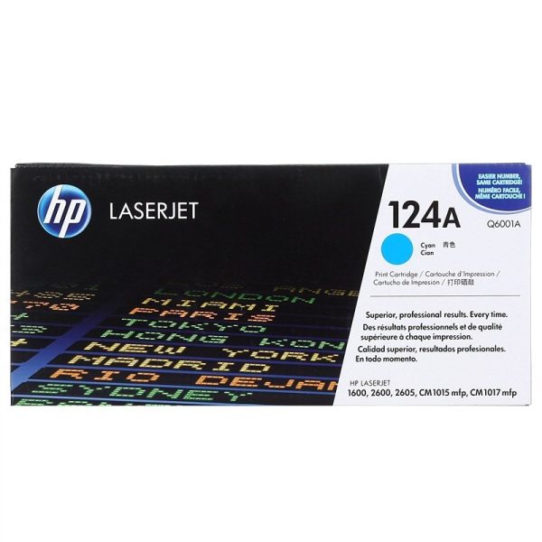 Toner hp Q6001A (124A) Cyan 2,000pg 1600 2600 2600n