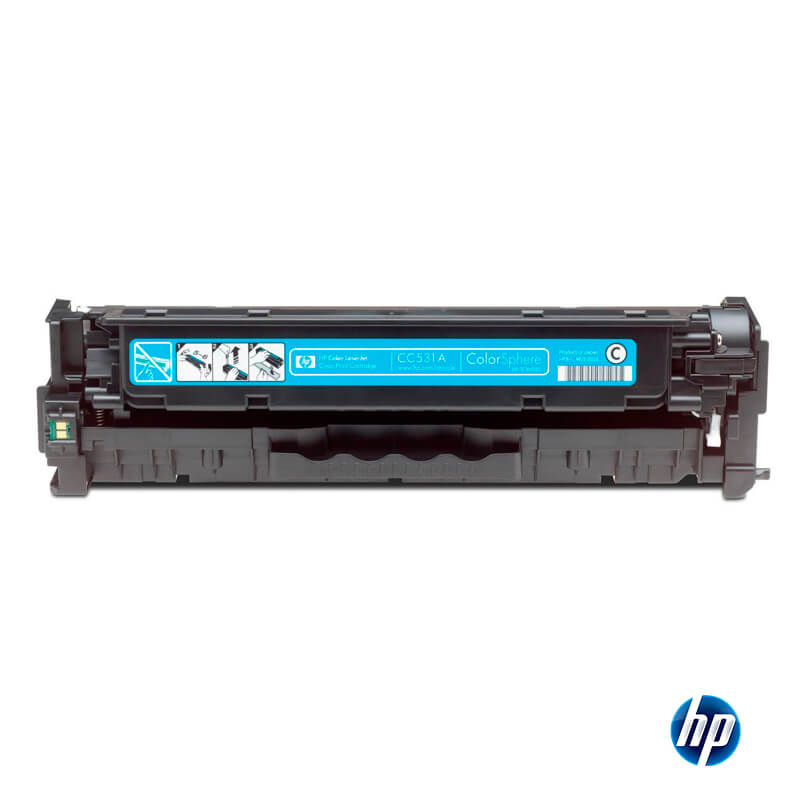 Toner Hp LJ 304a Cc531a Cyan 2,800pag LaserJet CP2025