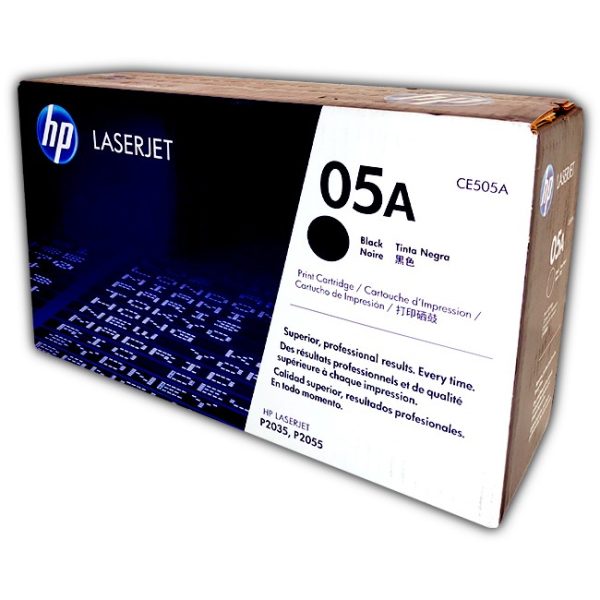 Toner Hp CE505A Negro 2,300 Pg LaserJet P2050 P2055 P2030